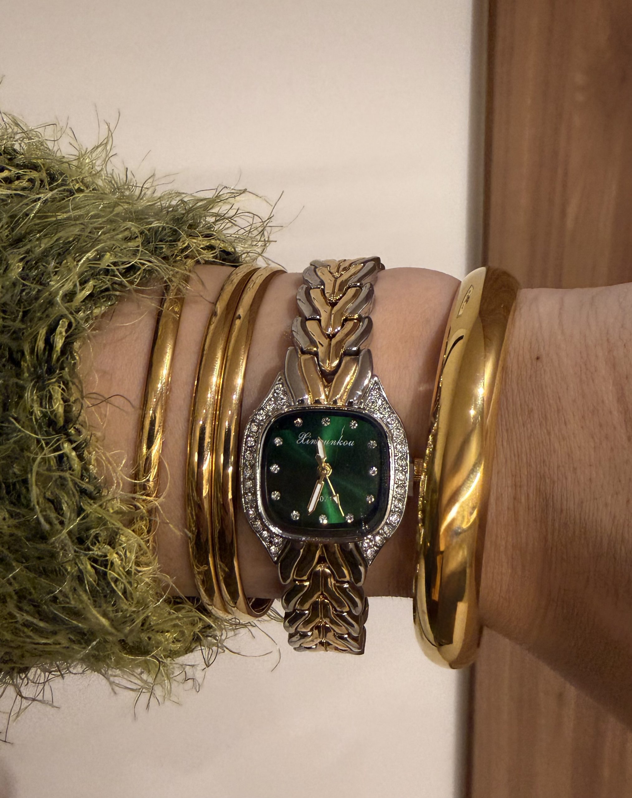CELESTE GREEN MIX WATCH – Mooze.ss Jewels