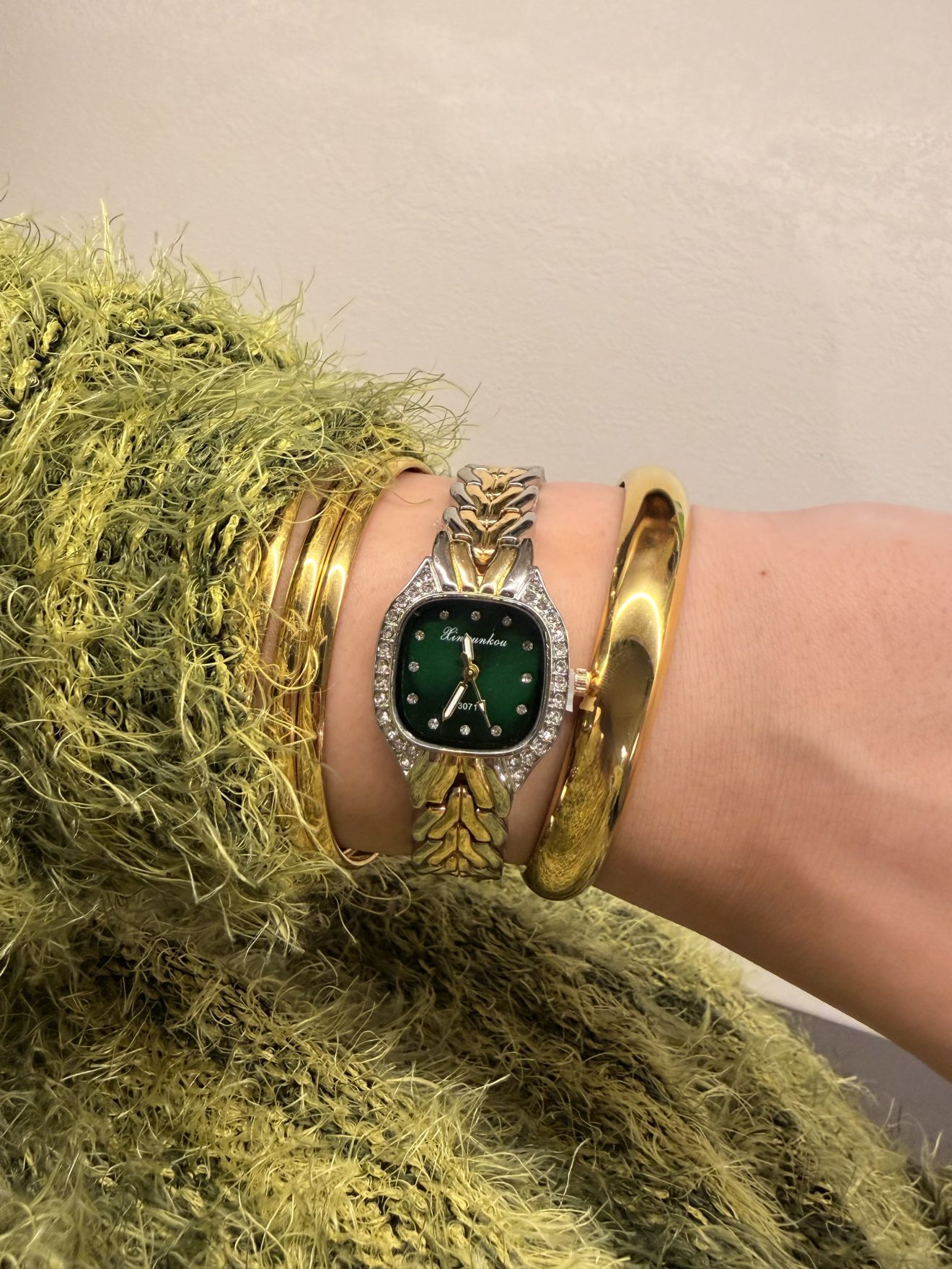 CELESTE GREEN MIX WATCH – Mooze.ss Jewels